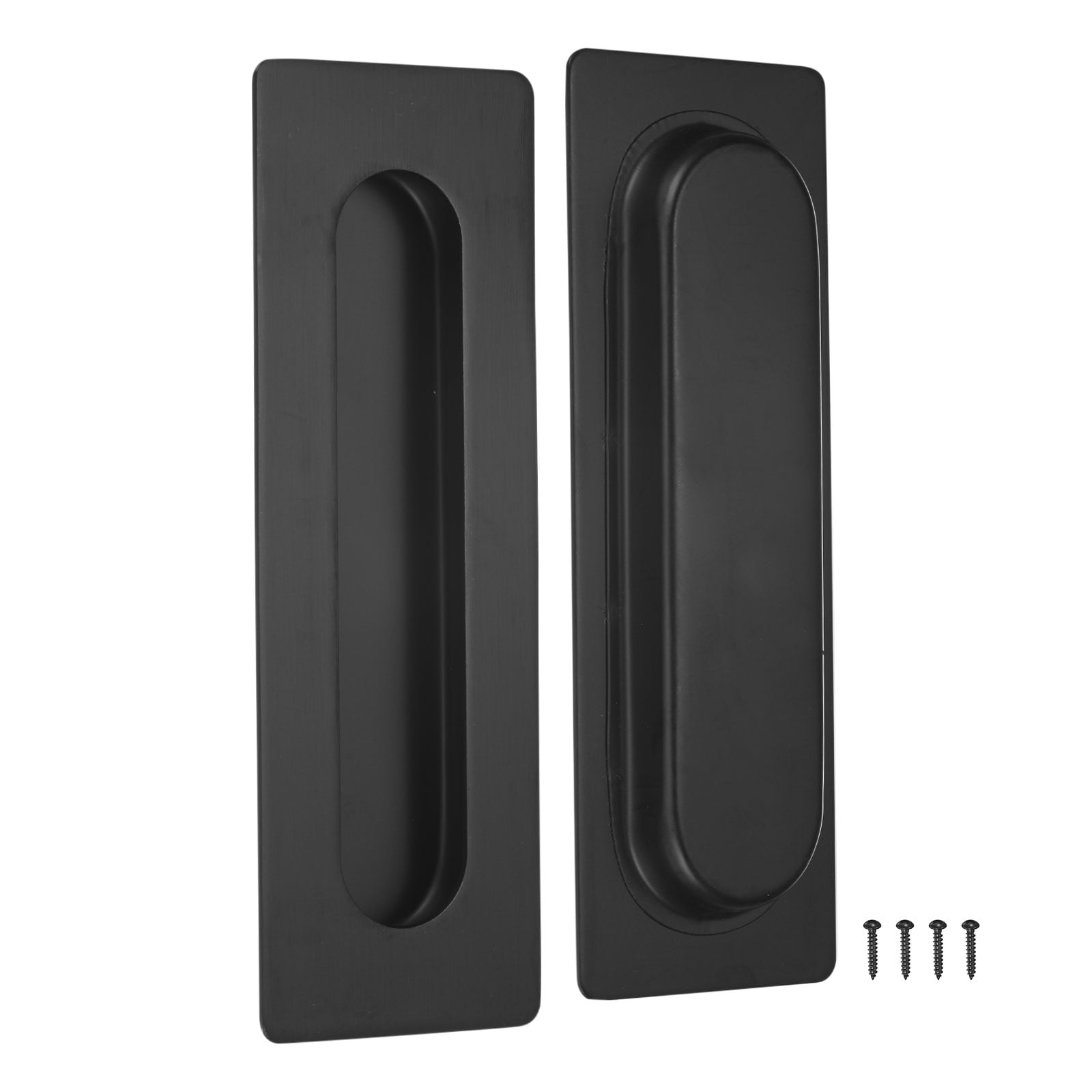 Uxcell 2-Pack Recessed Finger Pulls, 7 Inch Stainless Steel Sliding ...