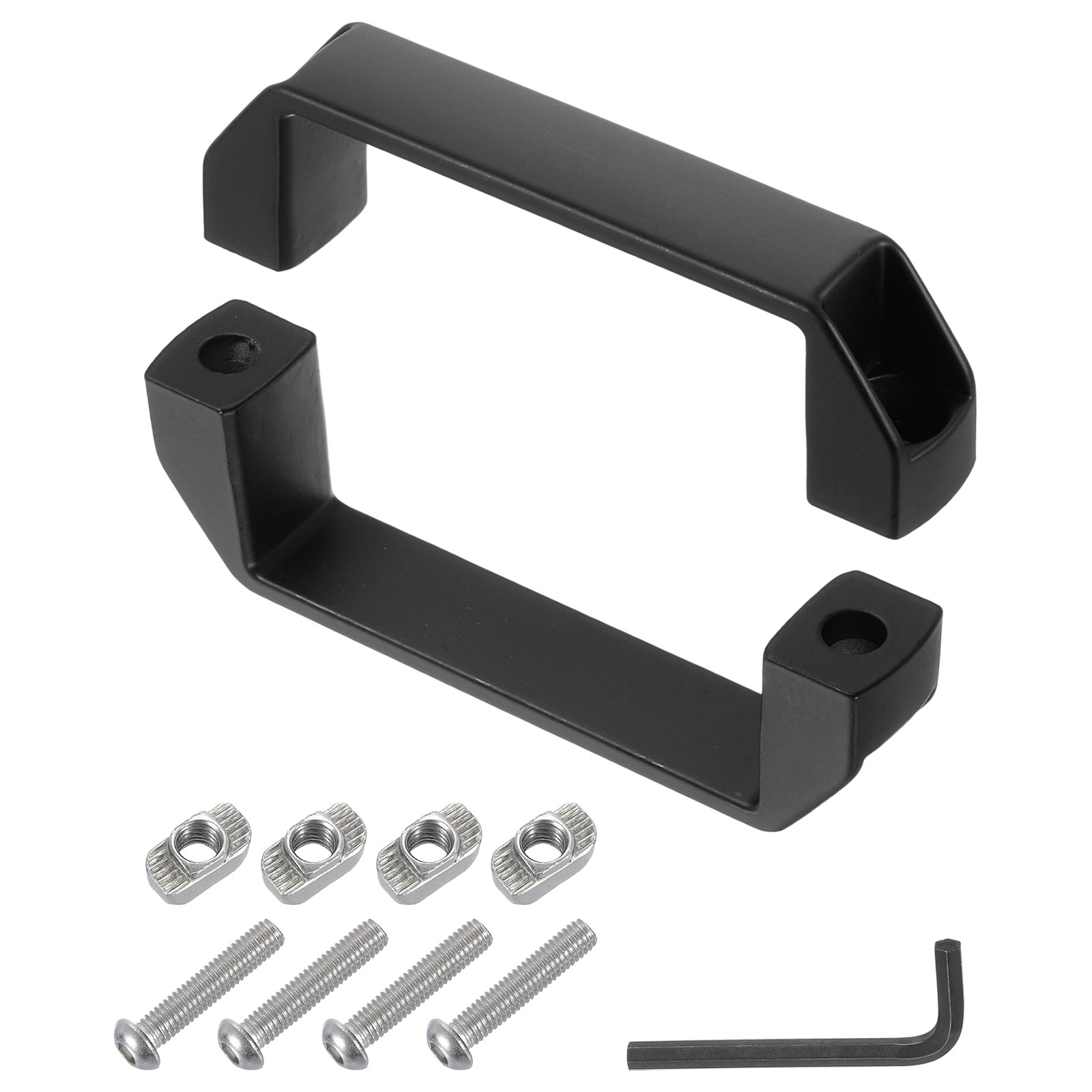 Uxcell 2 Pack Rectangular Pull Handle, 120mm/4.7" Hole Center Aluminium ...