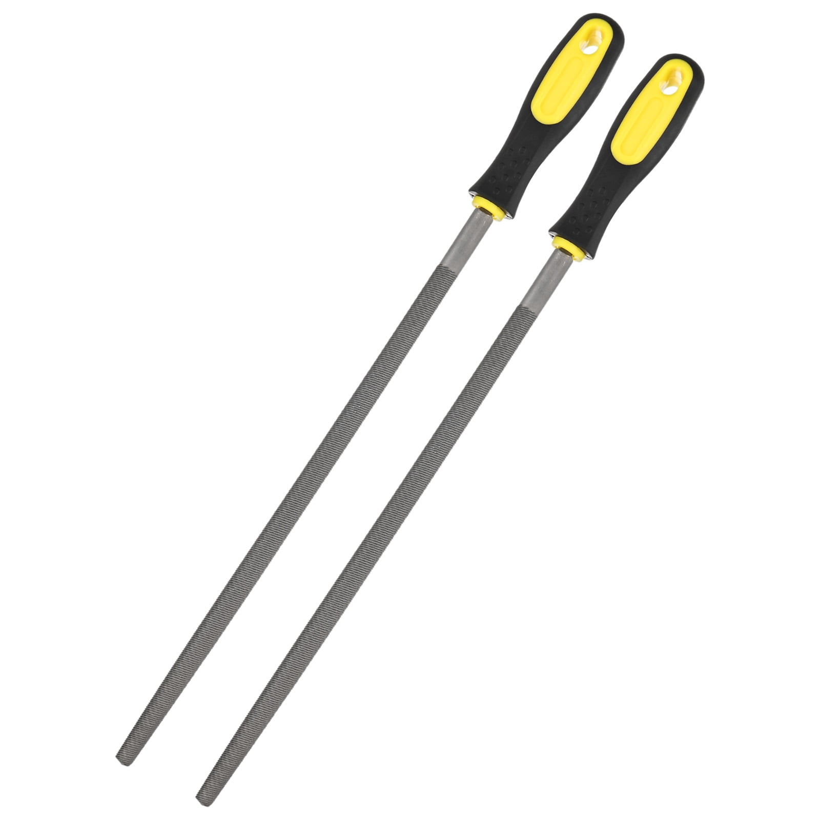 Uxcell 2-Pack Round Metal File 12 Inch, High Carbon Steel File Hand W ...