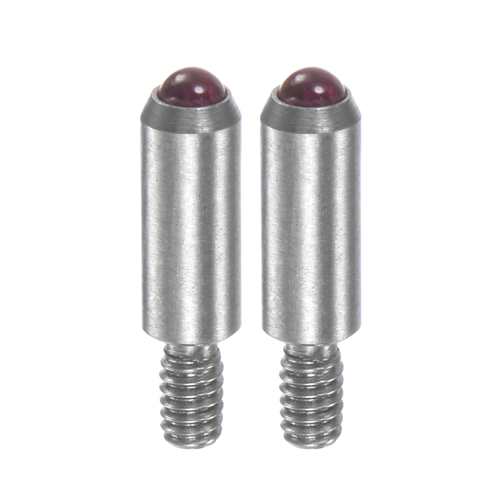 Uxcell 2 Pack Ruby Ball Contact Point 6mm Length Measuring Probe 2mm ...