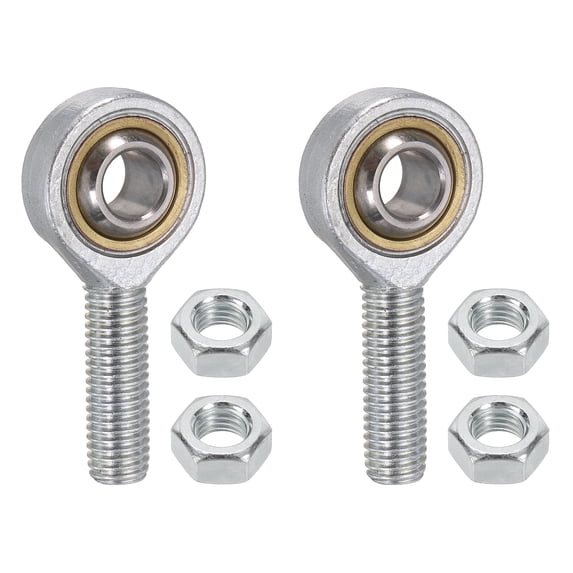 Uxcell 2 Pack SA12T/K Rod End Bearing 12mm Bore, M12x1.75mm Right Hand ...