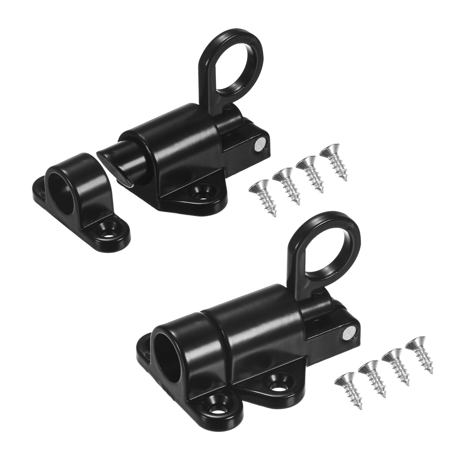 Uxcell 2-Pack Self-Closing Latch Aluminum Alloy Automatic Window ...