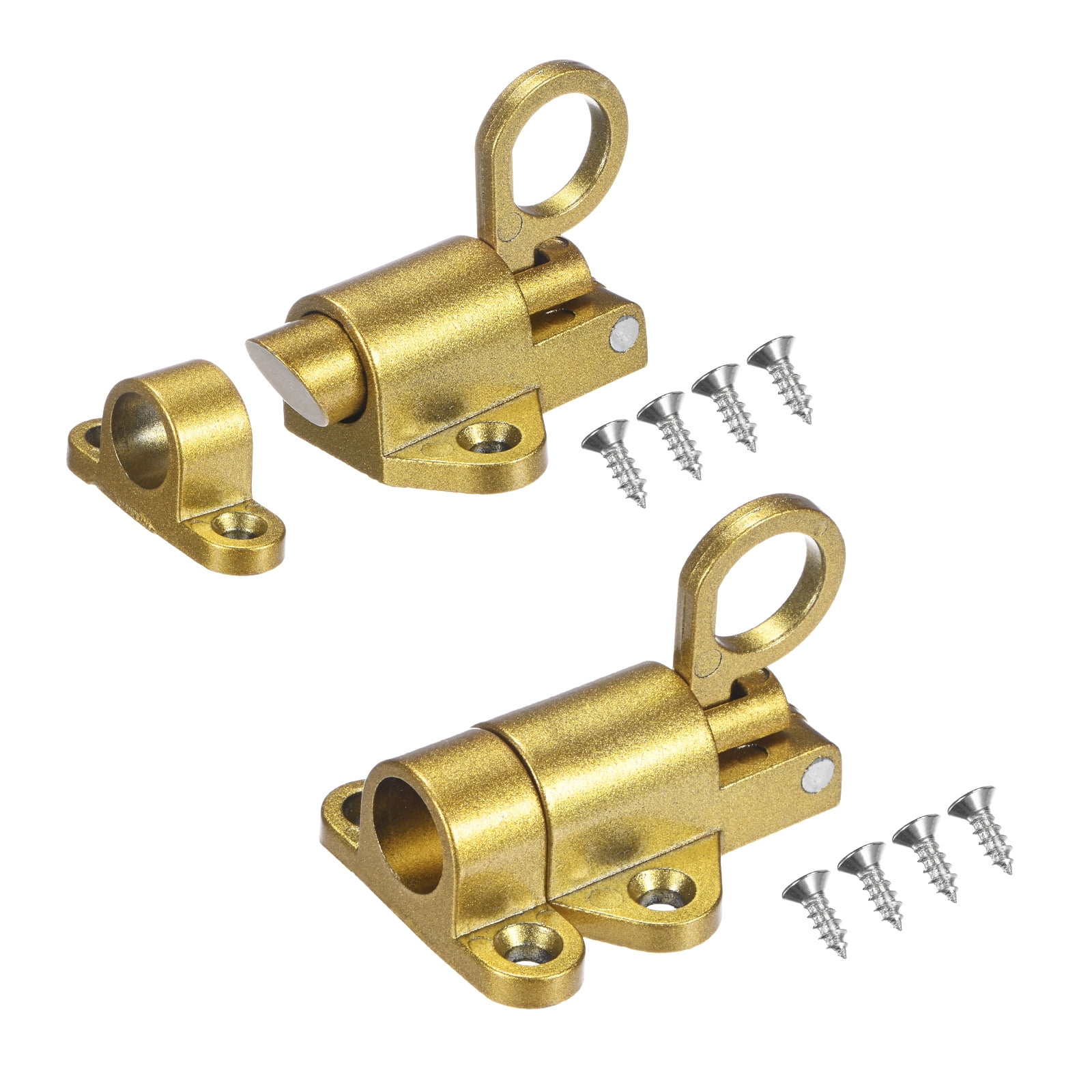 Uxcell 2-Pack Self-Closing Latch Aluminum Alloy Automatic Window ...