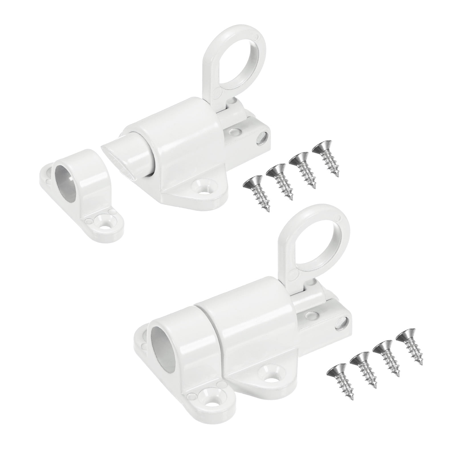 Uxcell 2-Pack Self-Closing Latch Aluminum Alloy Automatic Window ...