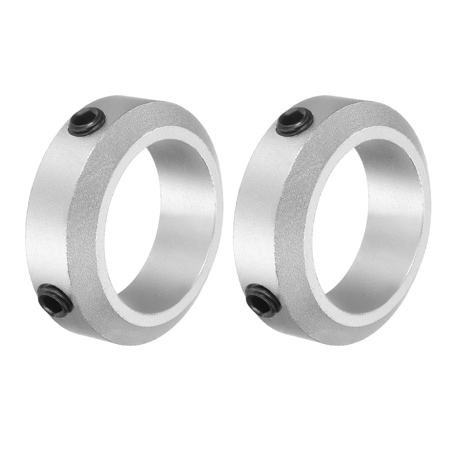 Uxcell 2 Pack Set-Screw Collars 35mm Bore, Aluminum Alloy Shaft Collars ...