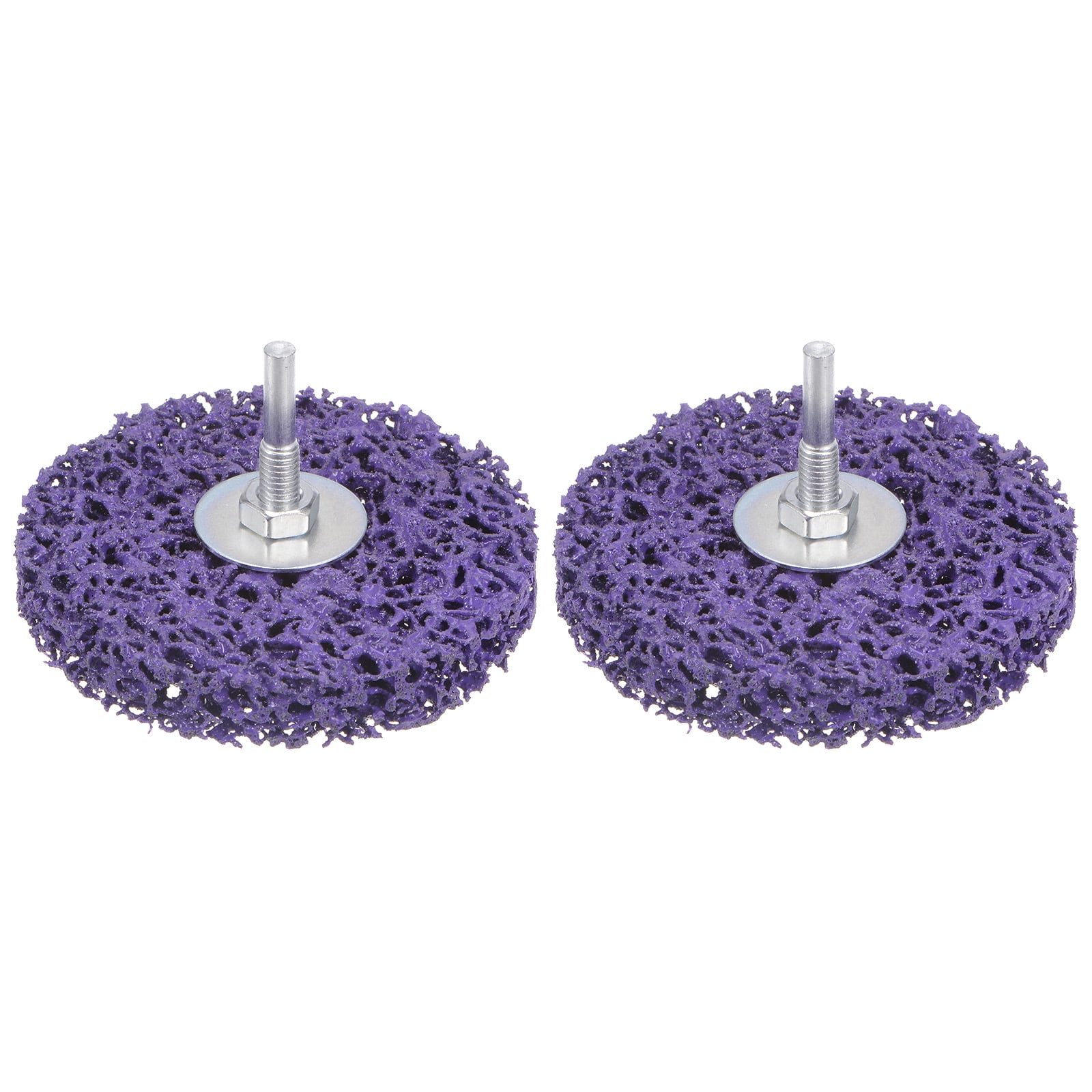 Uxcell 2 Pack Strip Wheel Stripping Wheels 4"x1/2"x1/4" Shaft for Angle ...