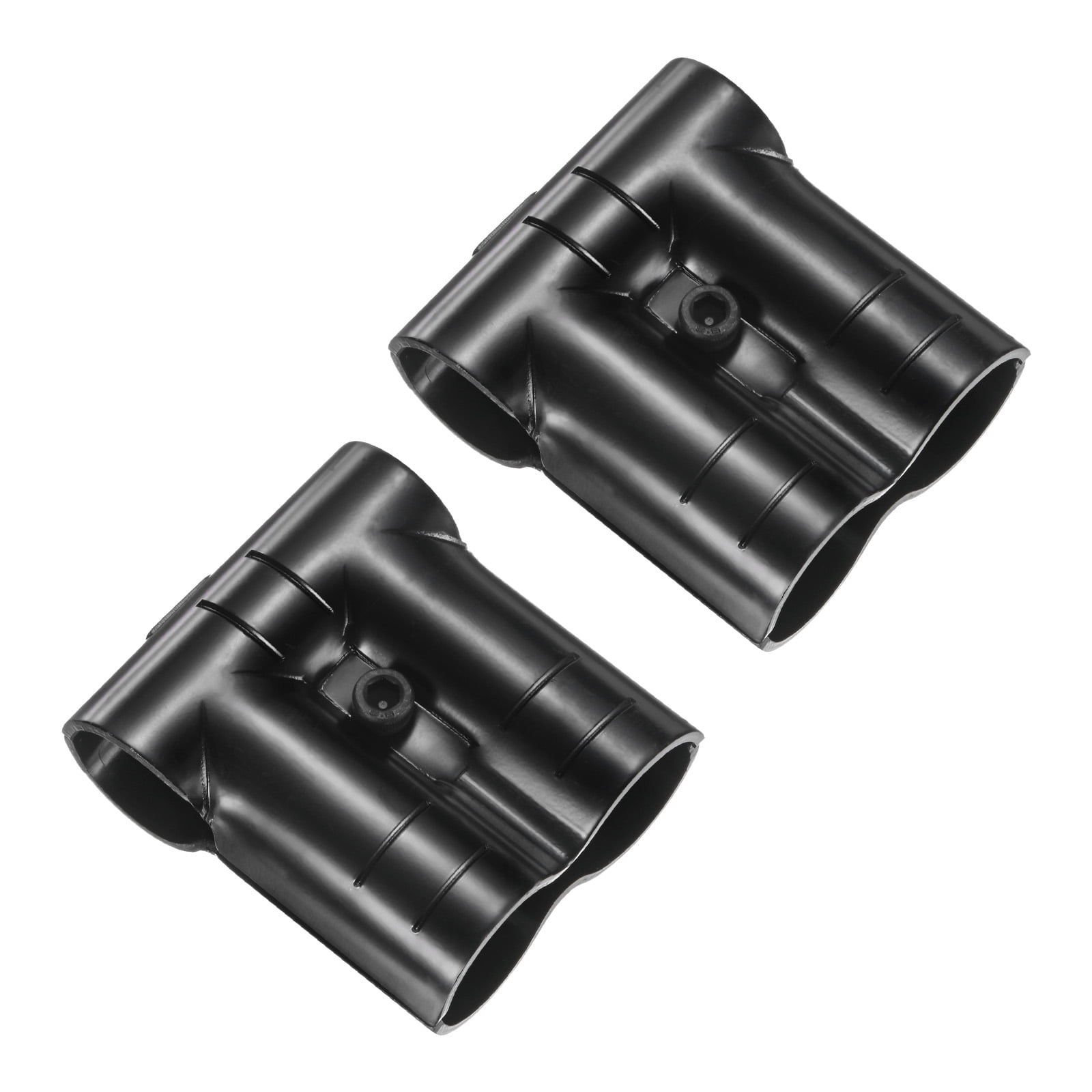Uxcell 2-Pack Structural Pipe Connector, 3 Way T Pipe Connector Steel ...