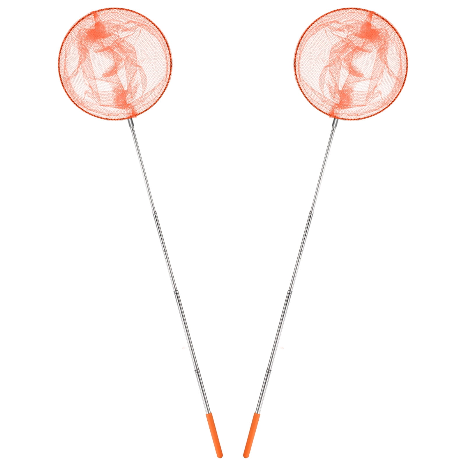 Uxcell 2-Pack Telescopic Fishing Net for Teenagers, Extendable 18.89 ...