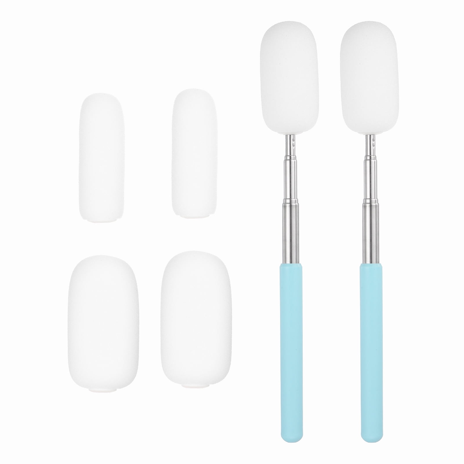 Uxcell 2 Pack Telescoping Sponge Stick for Pottery, 27 Inch Length ...