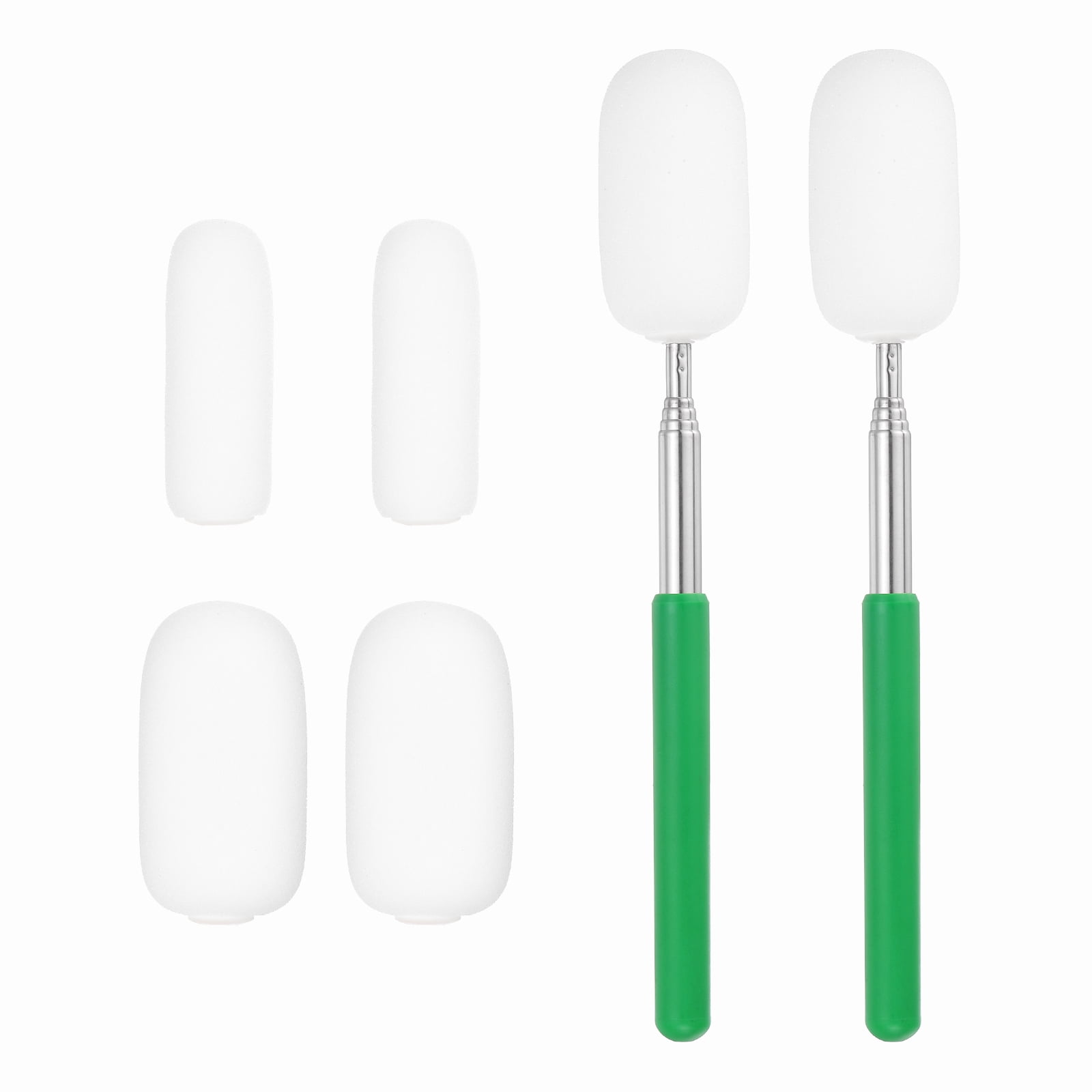 Uxcell 2 Pack Telescoping Sponge Stick for Pottery, 27 Inch Length ...
