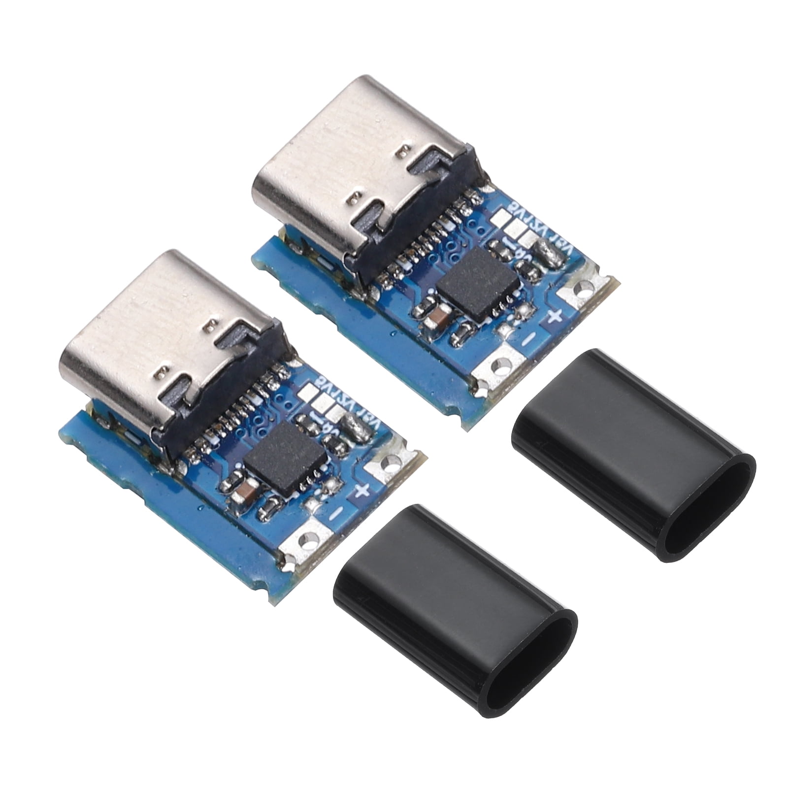Uxcell 2 Pack Type-C USB-C 15V Type C Female Socket Shell Models ...
