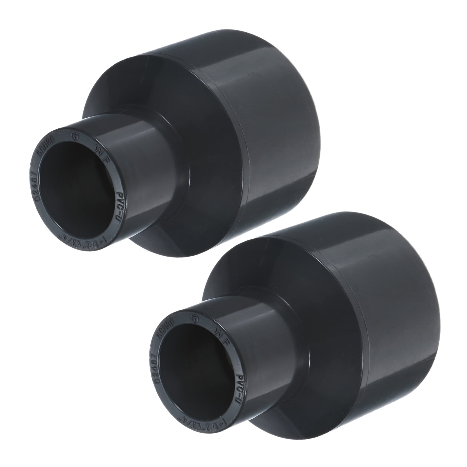 Uxcell 2-Pack UReducer Pipe Fitting, 1-1/2"*3/4" Reducing Coupling ...