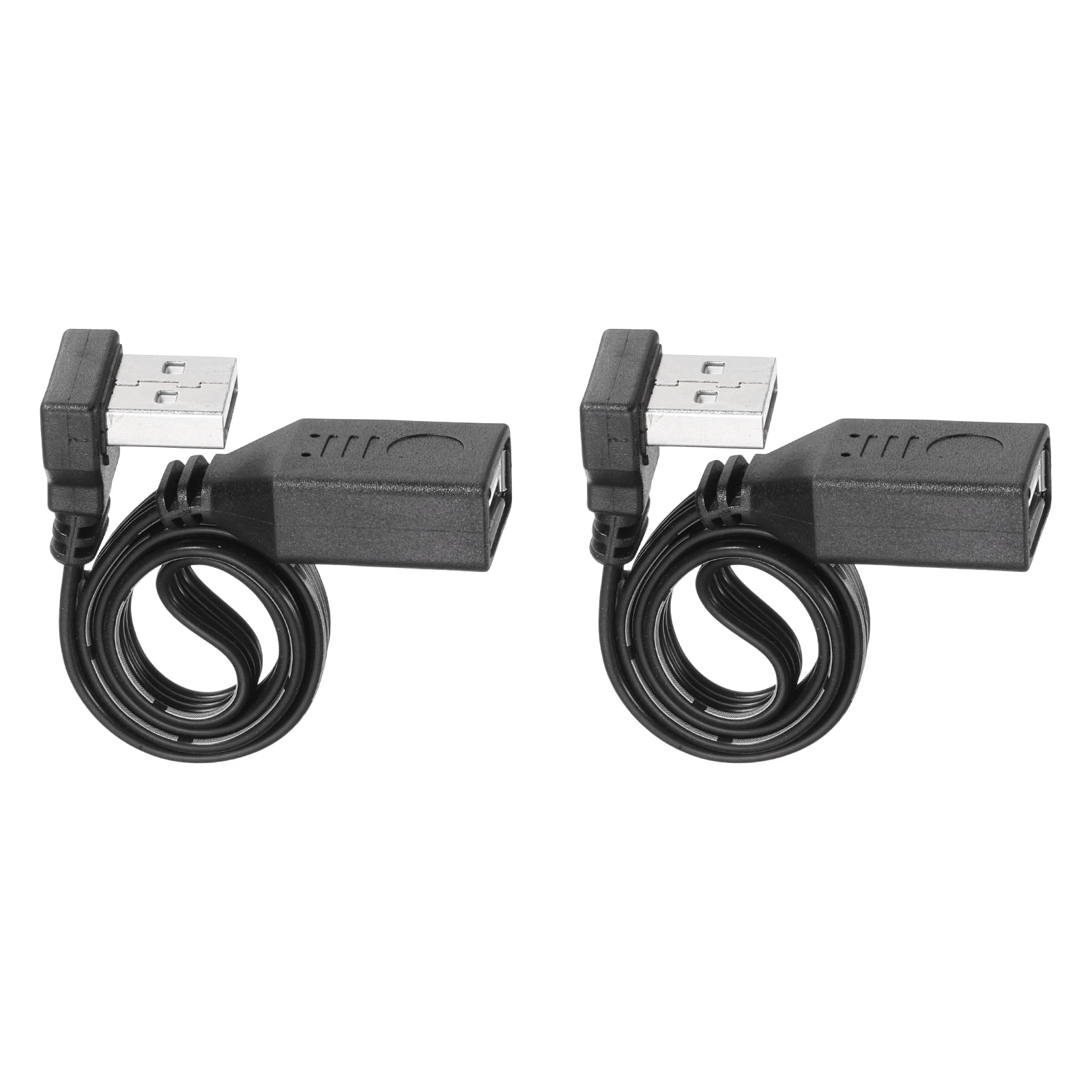 Uxcell 2 Pack USB2.0 Extension Cable, 11.8 Inch 90 Degree UP&Down Angle ...