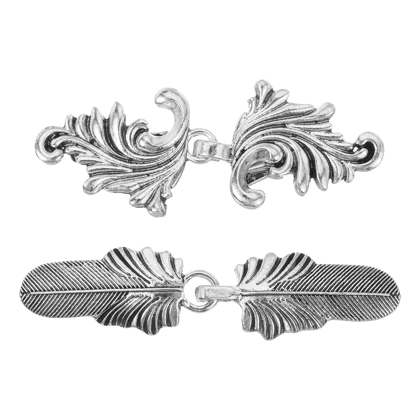 Uxcell 2 Pack Vintage Sweater Clips Cape Cloak Clasp Cardigan Clips for ...