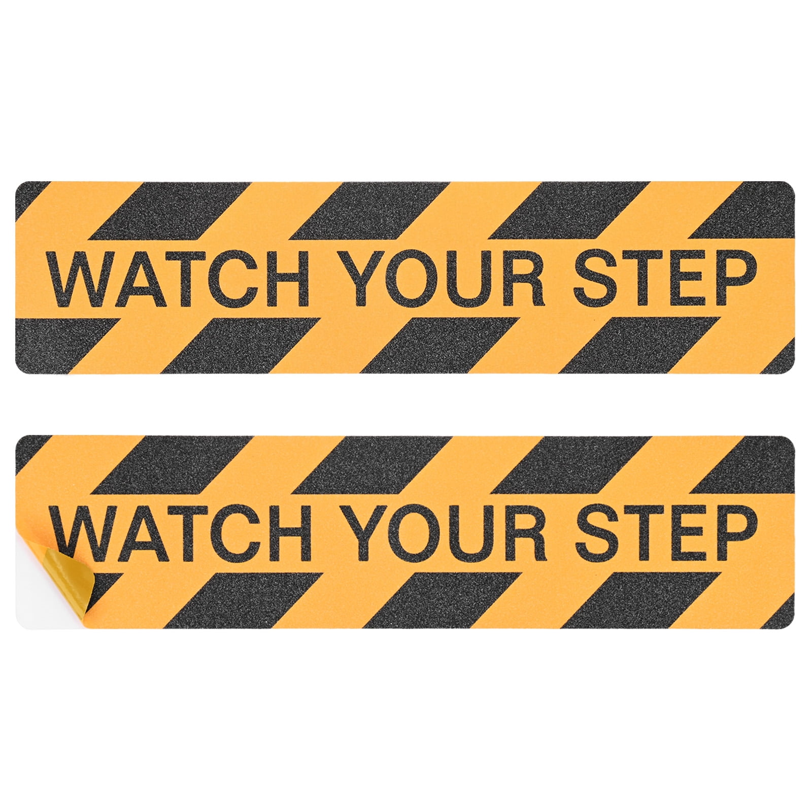 Uxcell 2-Pack WATCH YOUR STEP Floor Decals Stickers 6 x 24 Inch Watch ...