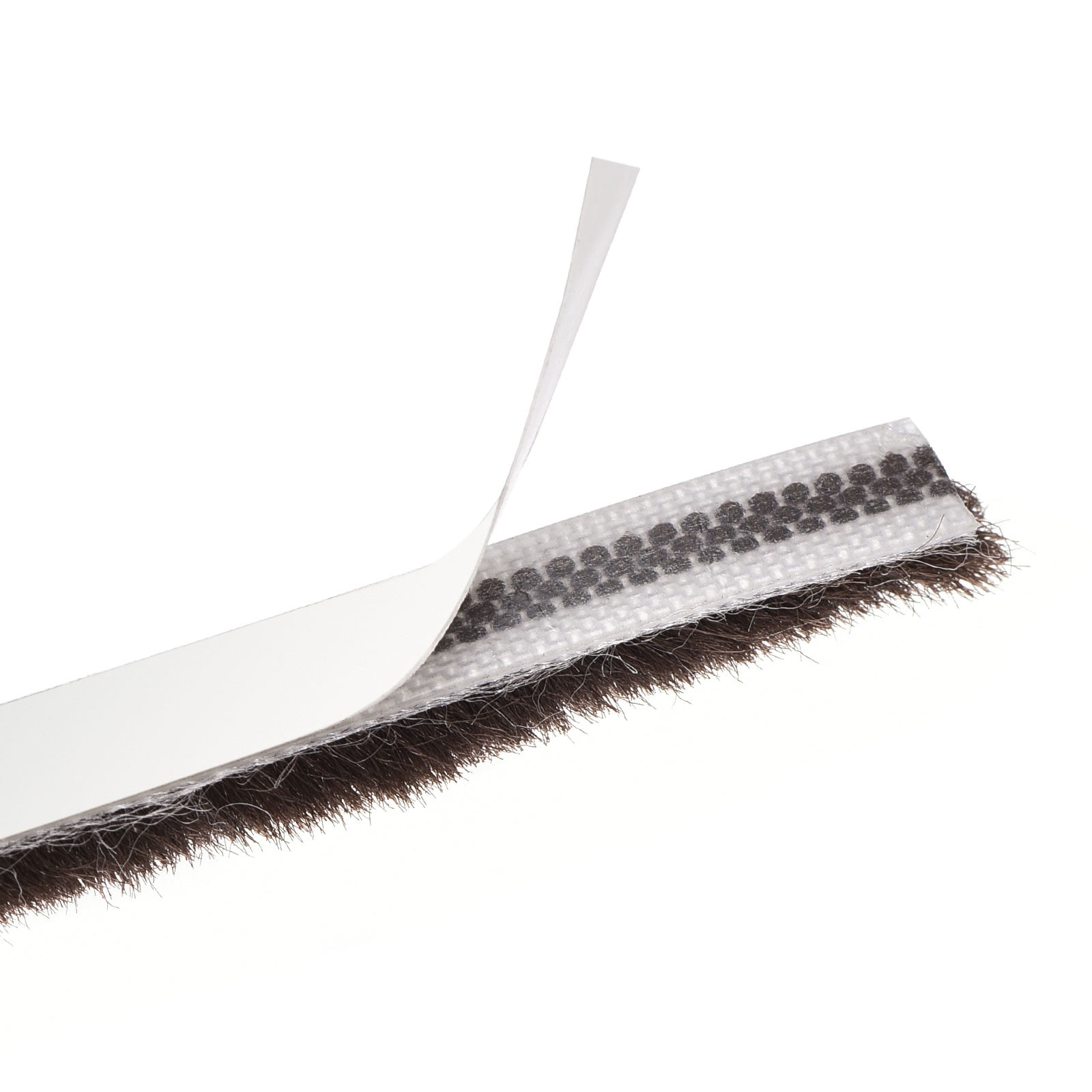 Uxcell 2 Pack Weather Stripping Brush, 39ft L x 0.28" W x 0.31" H Self ...