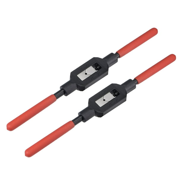 Uxcell 2 Packs 1/4"-3/4" / Metric M5-M20 Adjustable Tap Wrench Handle Plastic Handle Tapping ...