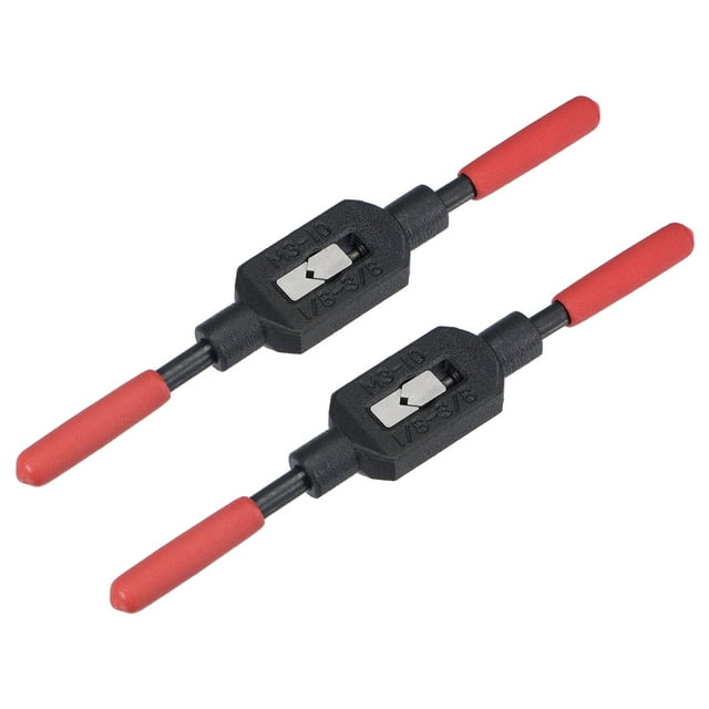 Uxcell 2 Packs 1/8"-3/8" / Metric M3-M10 Adjustable Tap Wrench Handle ...