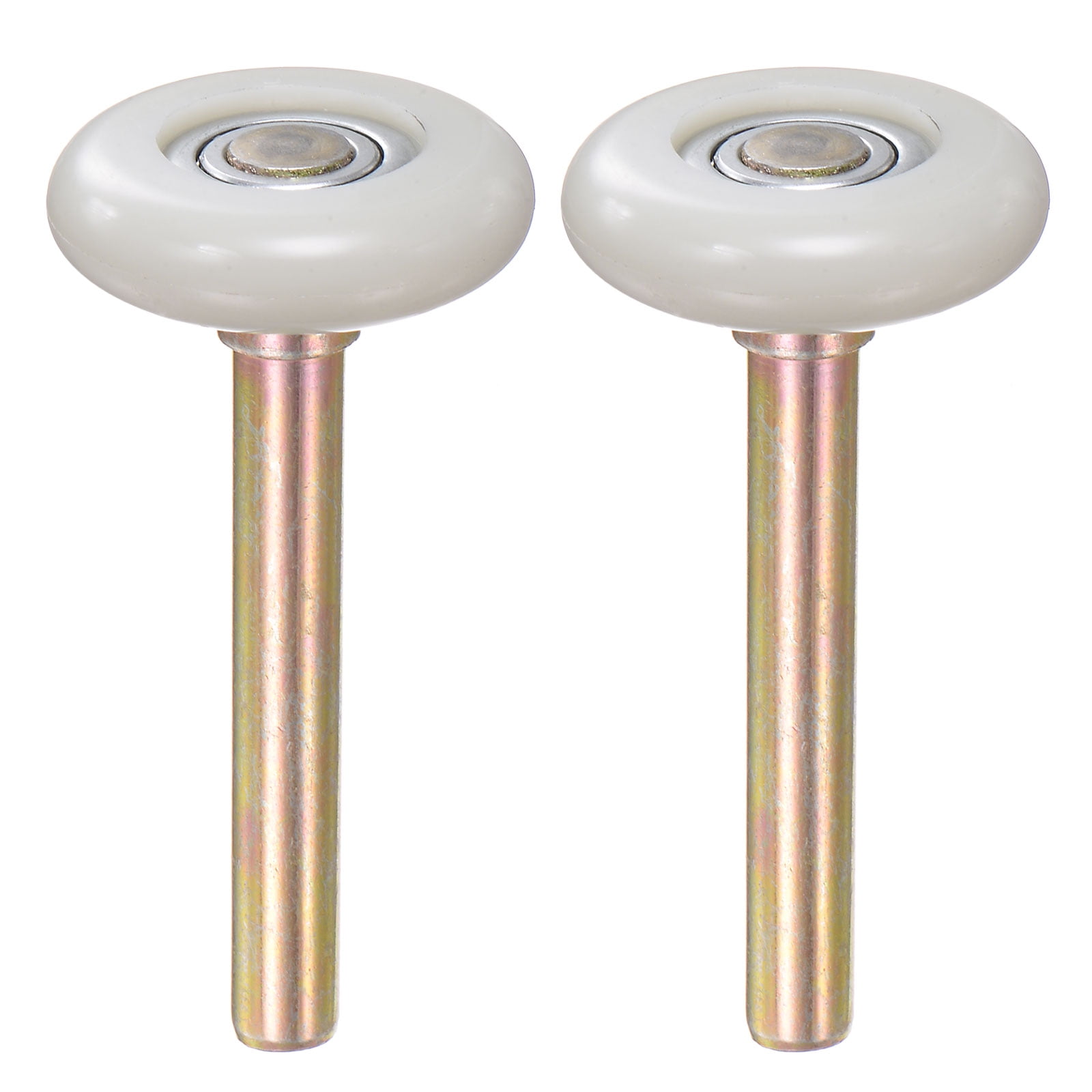 Uxcell 2 Packs 1.8" Nylon Garage Door Rollers for 2" Track, 3.3" Stem ...