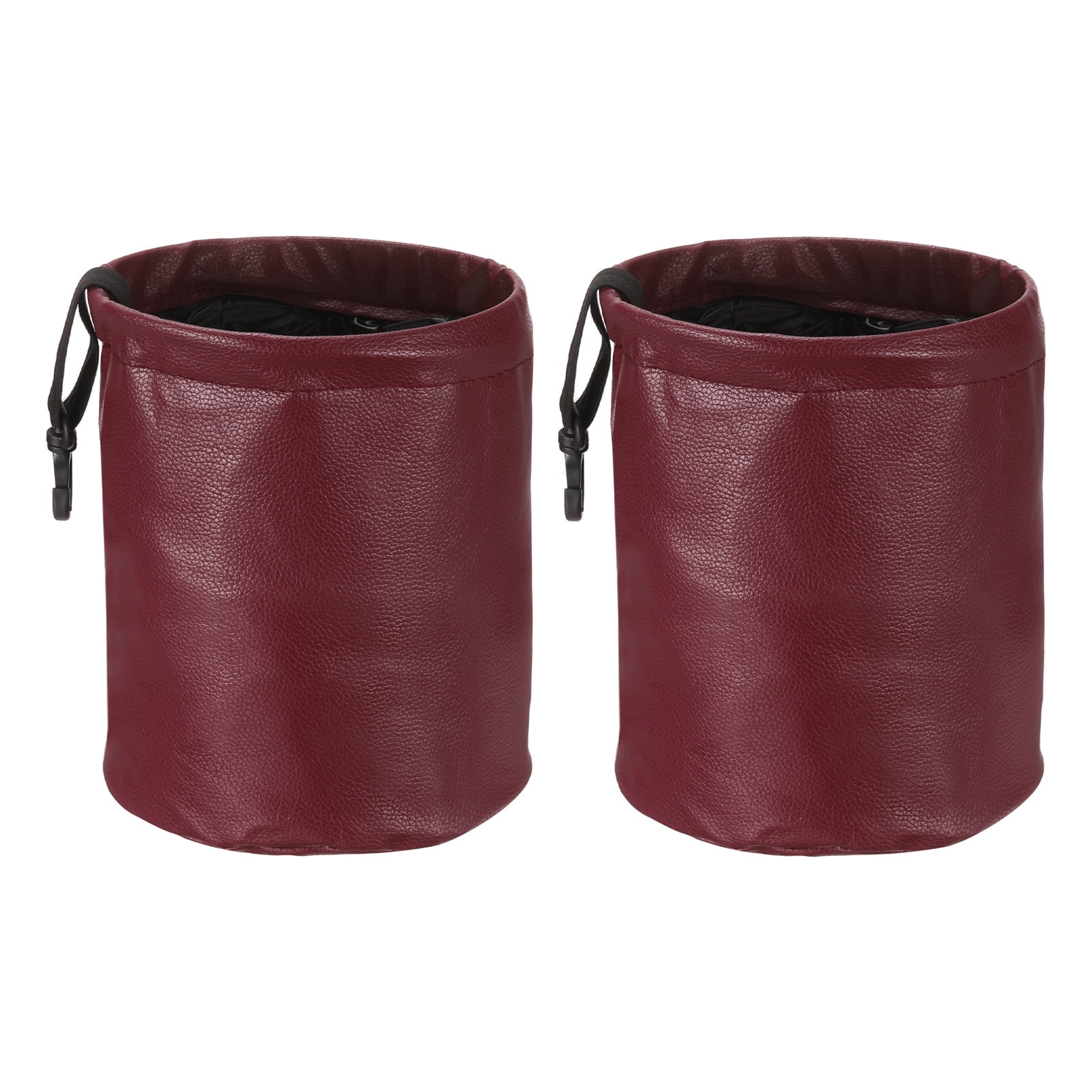 Uxcell 2 Packs Car Trash Can 0.9 Gallon Foldable Leak-Proof Garbage ...