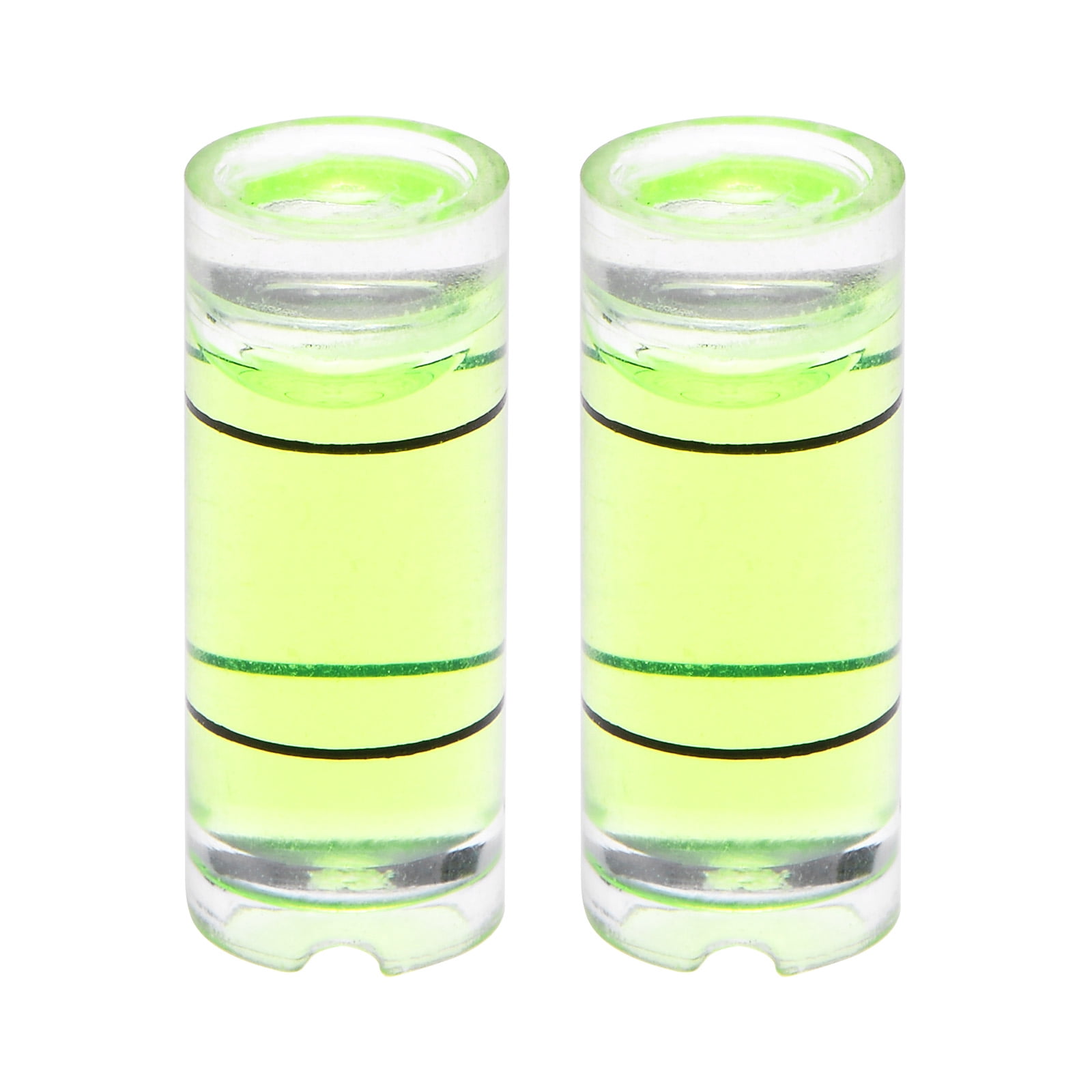 Uxcell 2 Packs Cylindrical Bubble Level 8x20mm Mini Bullseye Spirit ...