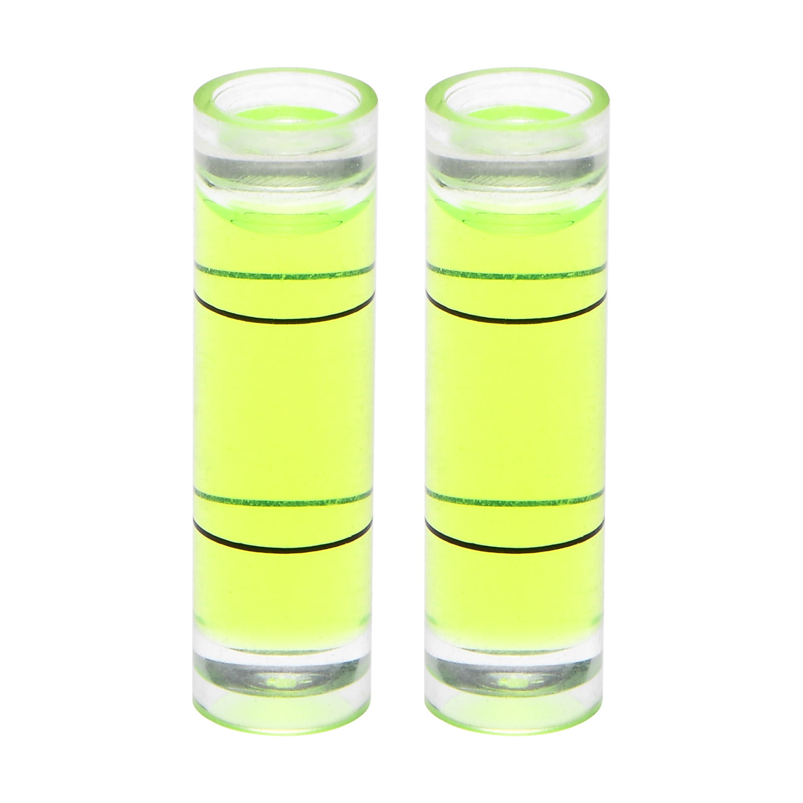 Uxcell 2 Packs Cylindrical Bubble Level 9.5x34mm Mini Bullseye Spirit ...