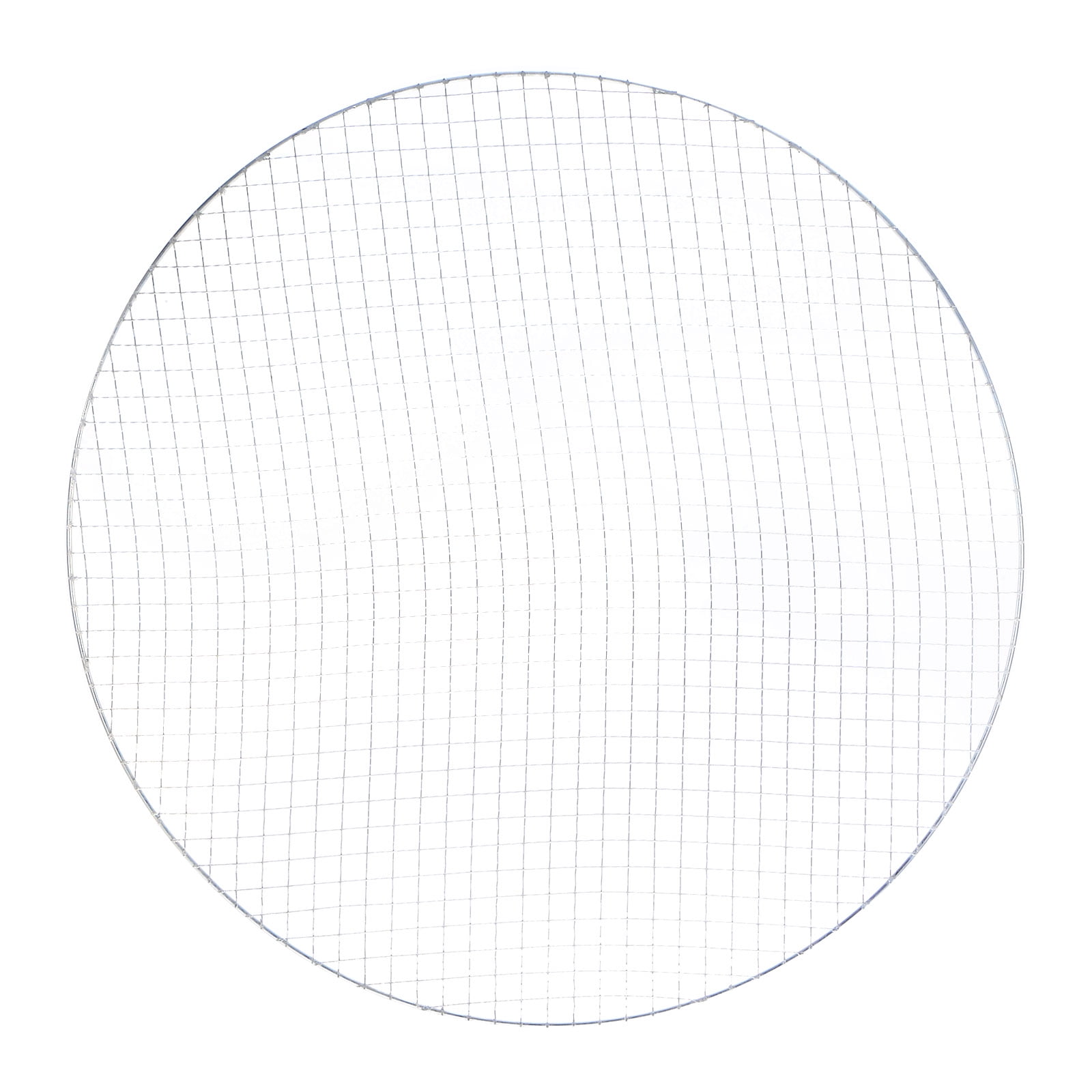 Uxcell 2 Packs Round BBQ Grill Net 21.5" Dia Galvanized Iron Barbecue ...