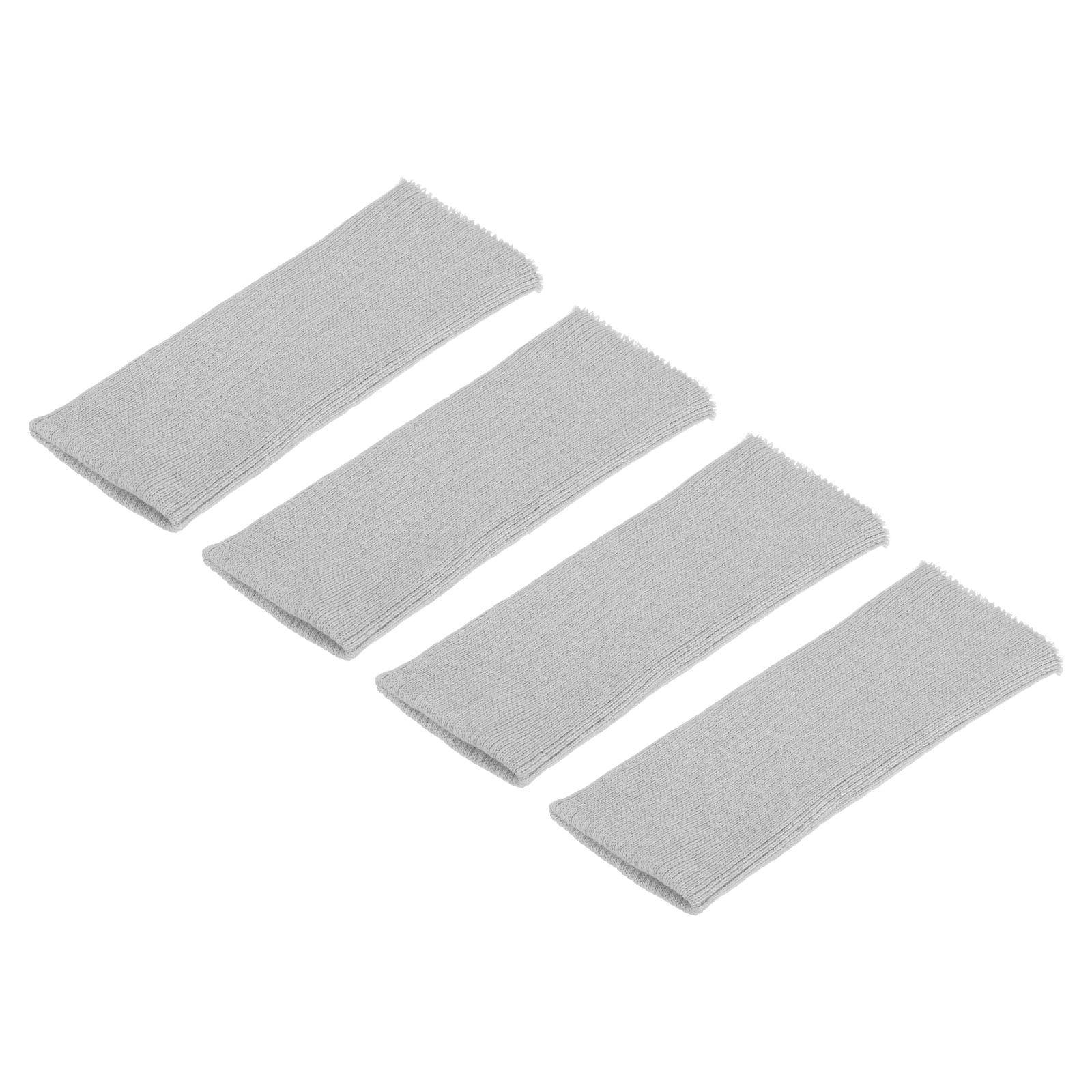 Uxcell 2 Pair Elastic Cuffs Ribbed Trims Cotton Fabric Knit Rib Stretch ...