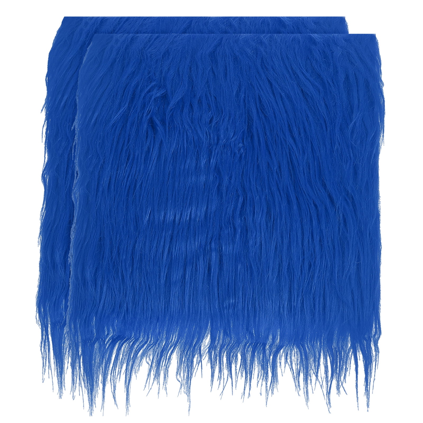 Uxcell 2 Pcs 10 x 10 Inch Plush Faux Fur Fabric Square Fluffy Faux Fur ...