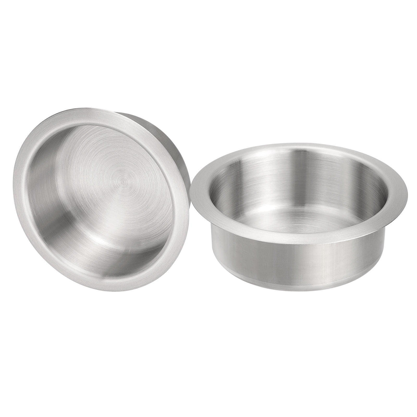 Uxcell 2 Pcs 201 Stainless Steel Drop-in Cup, 1.6" x 4.6" Drink Can ...