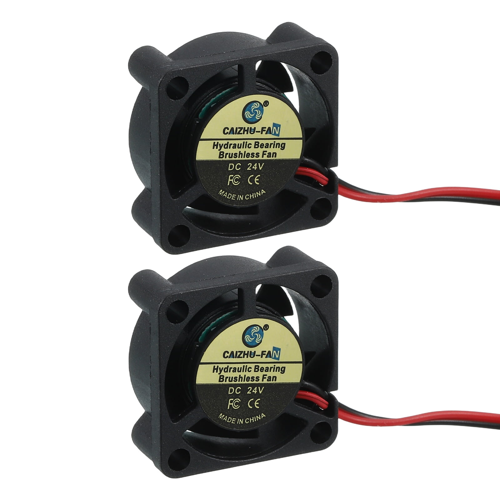Uxcell 2 Pcs 3D Printer 2510 Cooling Fan, 24V 15000RPM 25 x 25 x 10 mm ...