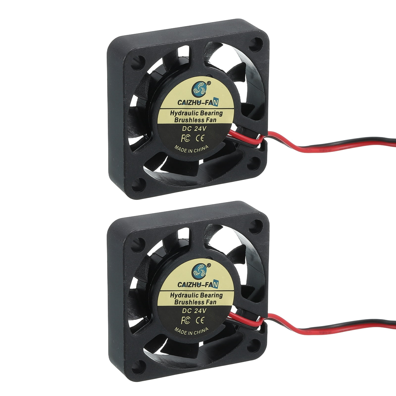 Uxcell 2 Pcs 3D Printer 4010 Cooling Fan, 24V 6000RPM 40 x 40 x 10 mm ...