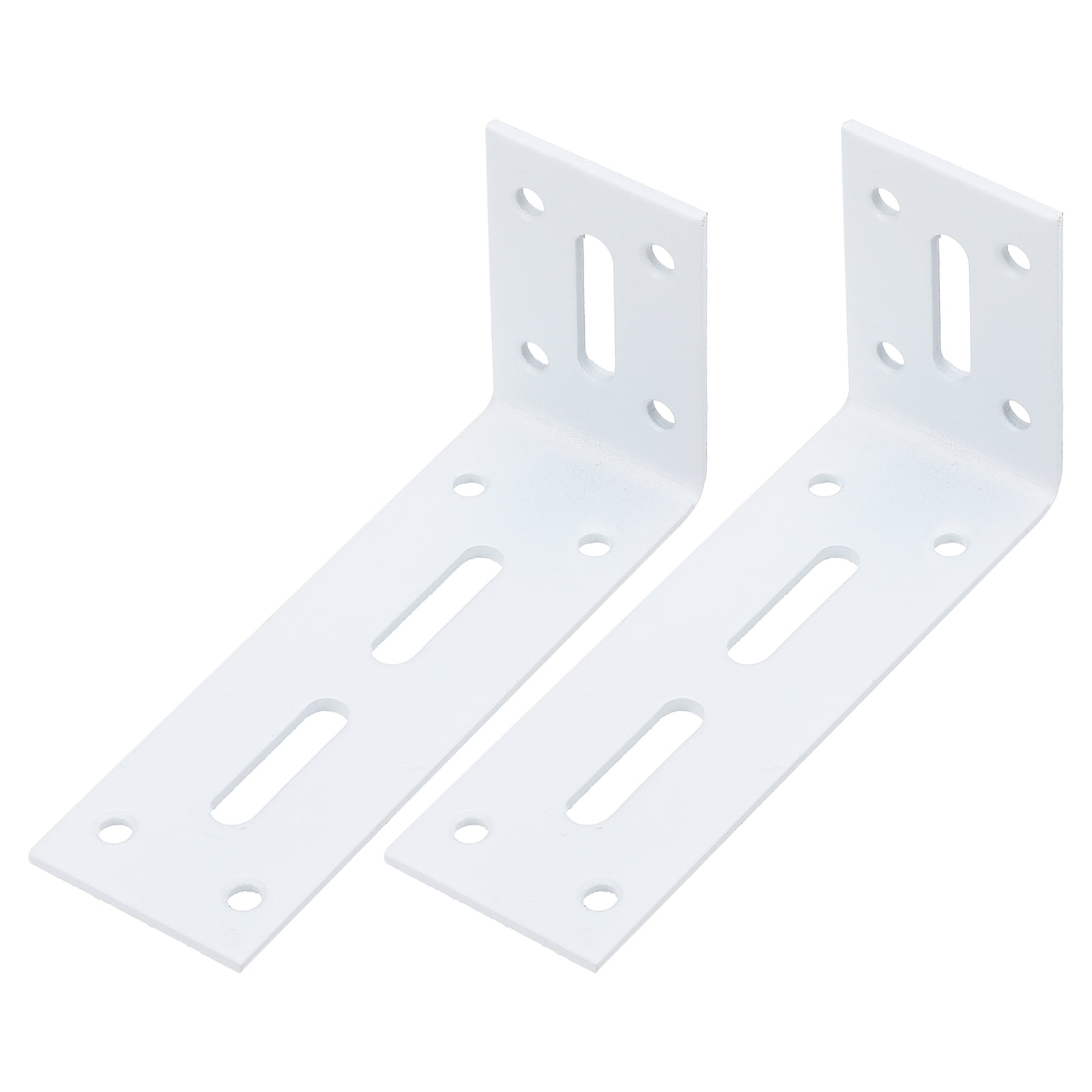 Uxcell 2 Pcs 4 18/25" Adjustable L Bracket with Slot Floating Shelf ...