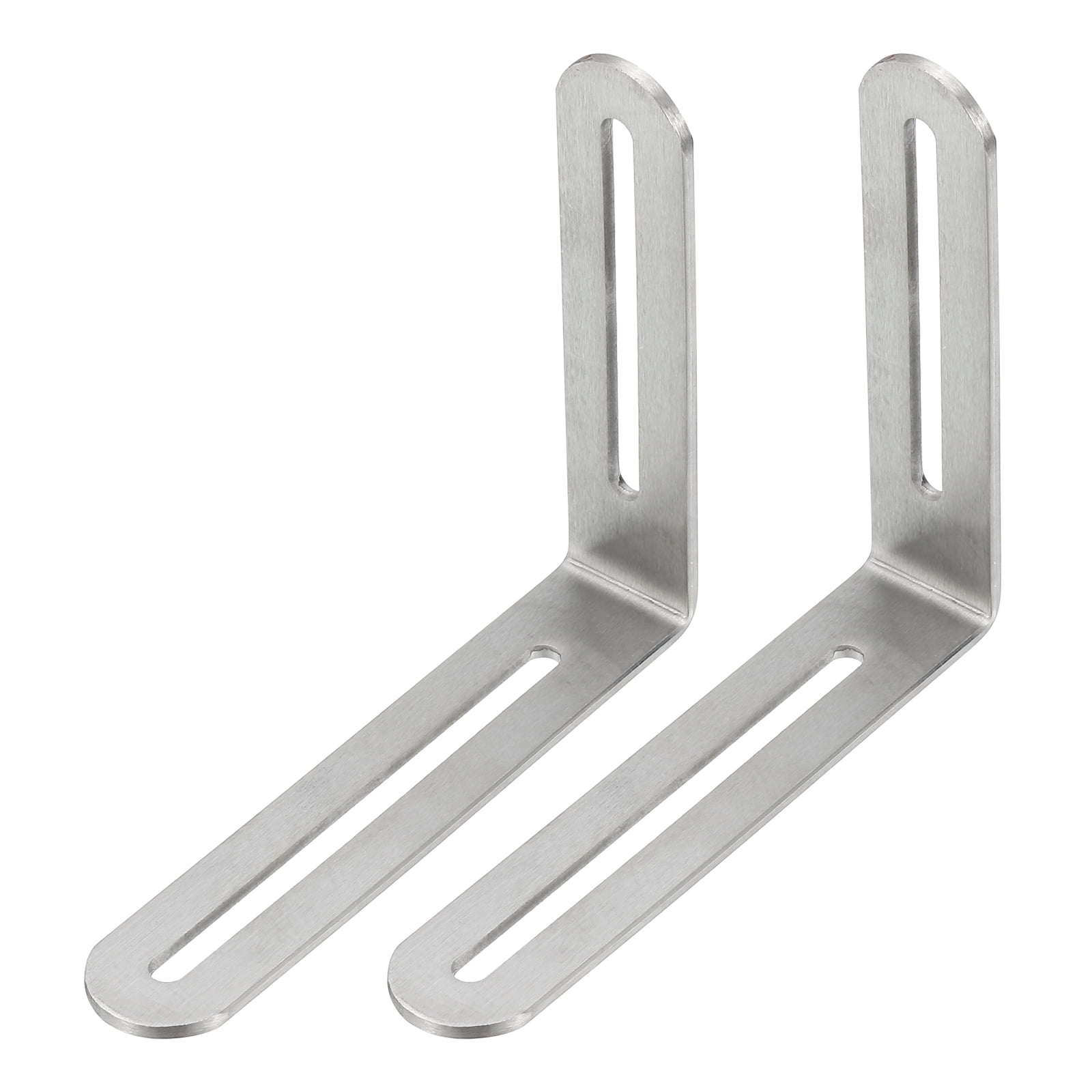 Uxcell 2 Pcs 4 18/25" Adjustable L-Shape Corner Brace with Slot Joint ...