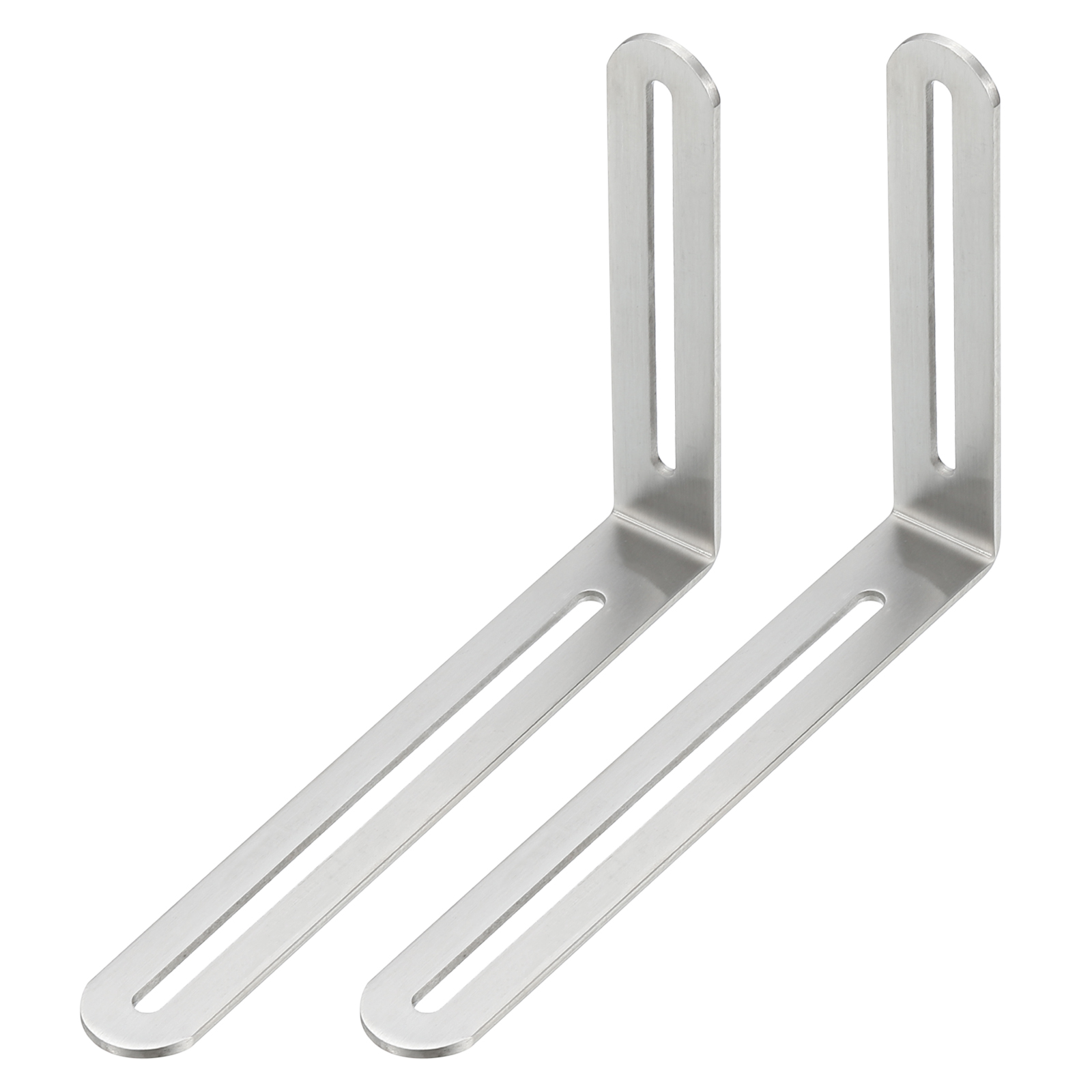 Uxcell 2 Pcs 6 1/2" Adjustable L-Shape Corner Brace with Slot Joint ...