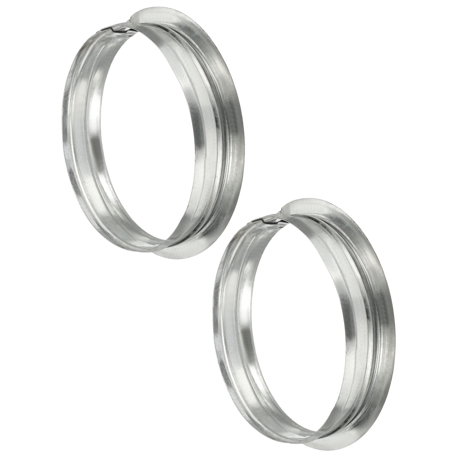 Uxcell 2 Pcs 6 Inch Duct Connector Flange, Round Galvanized Steel Air ...