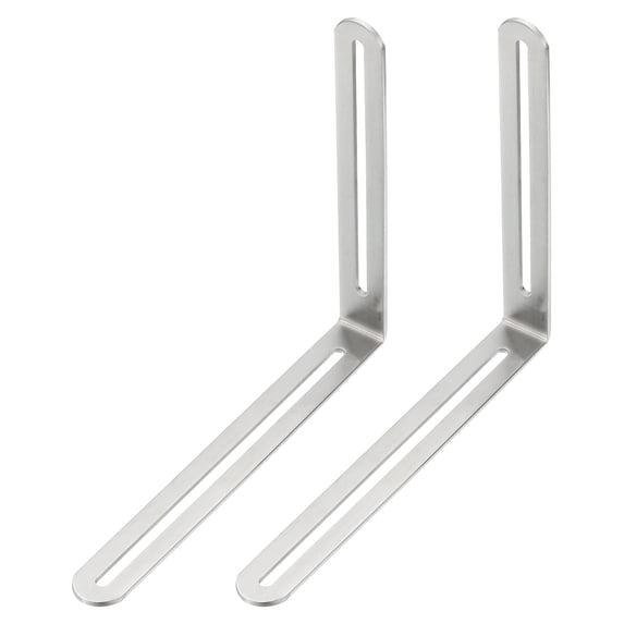 Uxcell 2 Pcs 7 22/25" Adjustable L-Shape Corner Brace with Slot Joint ...