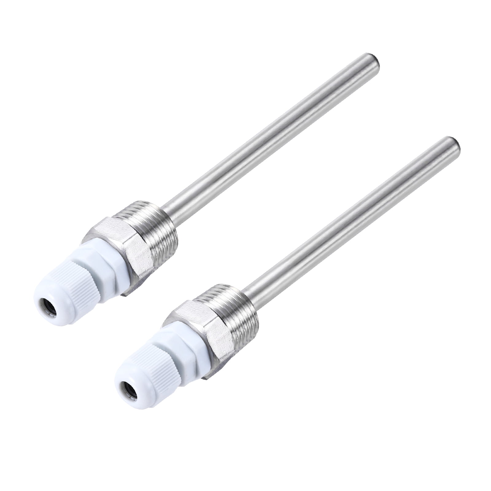 Uxcell 2 Pcs 8mm Dia G1/2 Thermowell Weldless Stainless Steel 304 with ...