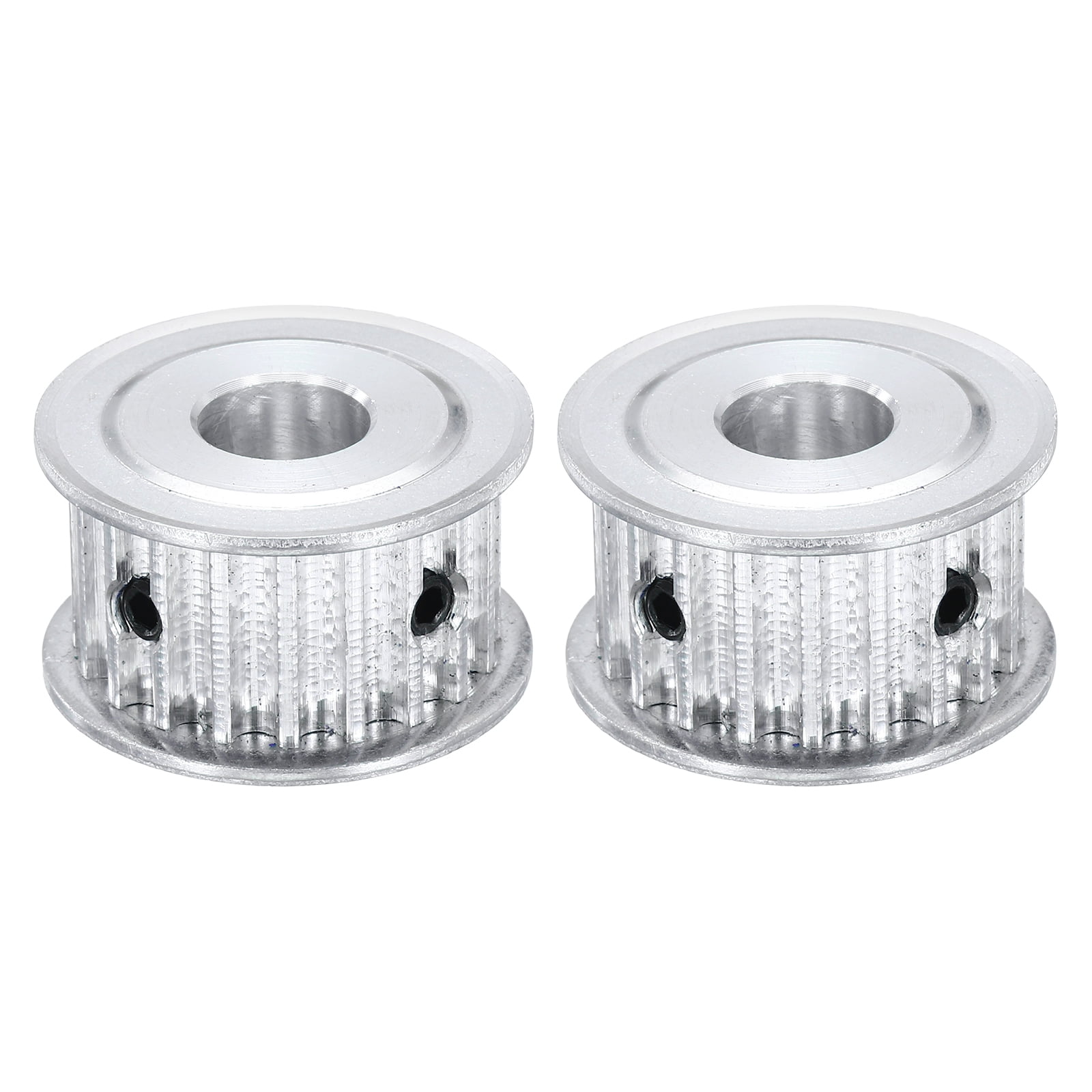 Uxcell 2 Pcs Aluminium Timing Pulley, 20 Teeth 10mm Bore Synchronous ...