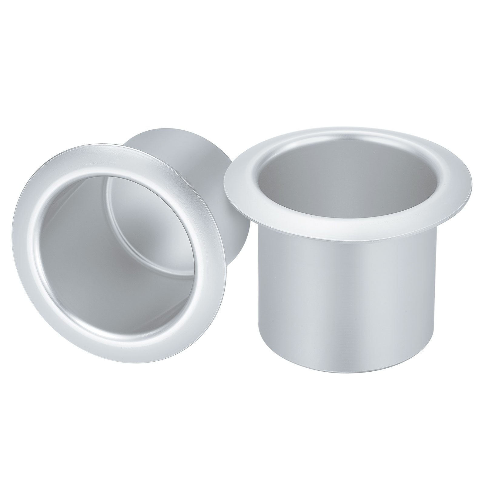 Uxcell 2 Pcs Aluminum Drop-in Cup, 2.36" x 3.2" Drink Can Holder Poker ...