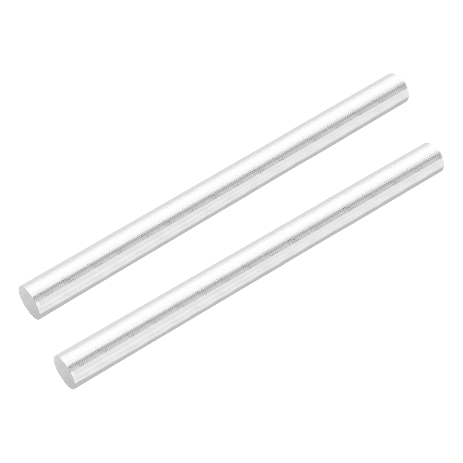 Uxcell 2 Pcs Aluminum Rods,1 1/32" Dia 16"Long Solid Round Rod Stick ...