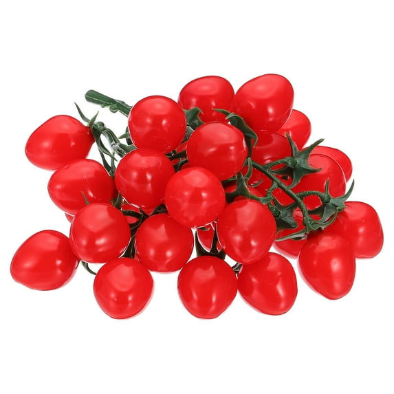 Uxcell 2Pcs Artificial Cherry Tomato, Lifelike Fake Fruit Model Tomato ...