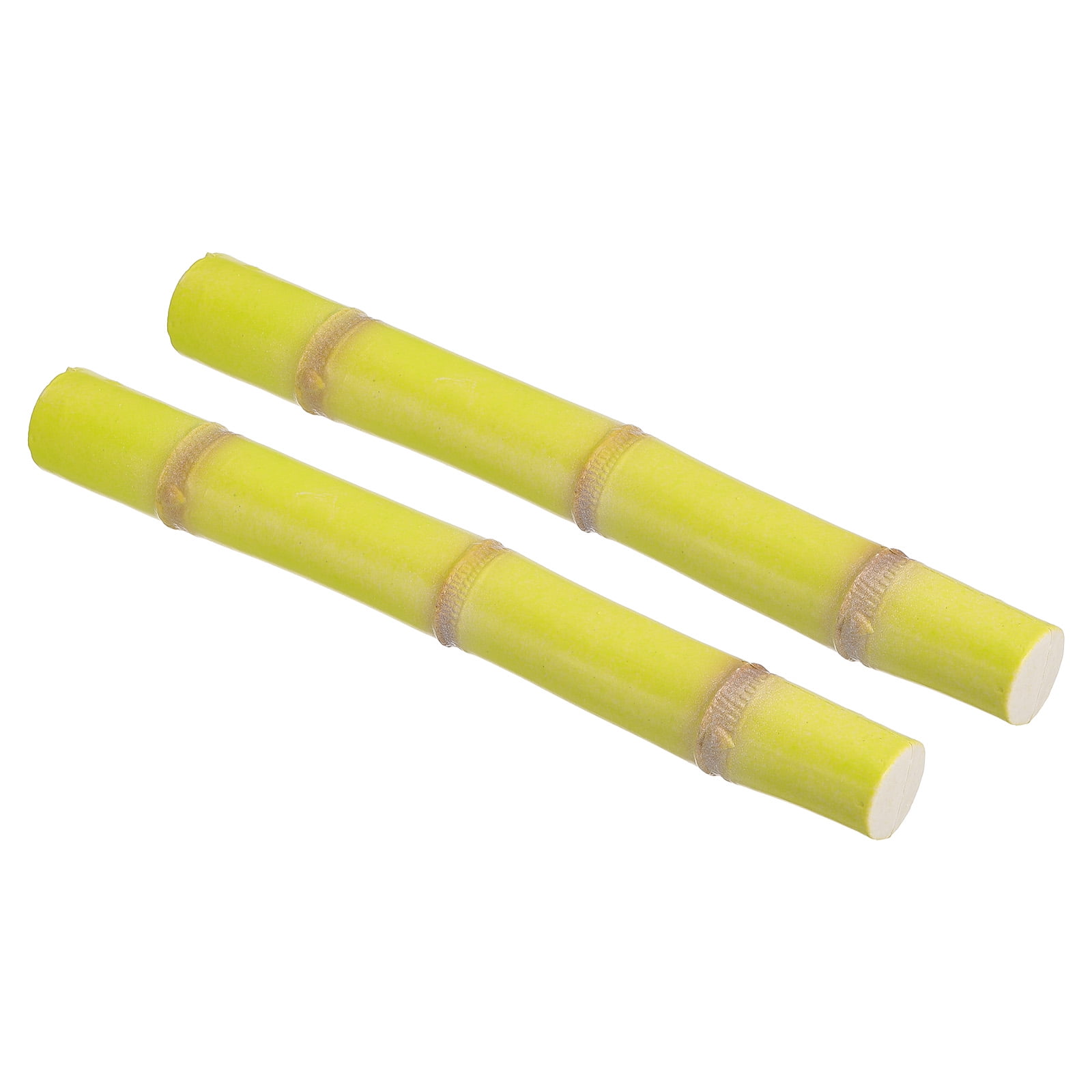 Uxcell 2 Pcs Artificial Sugarcane, Plastic Lifelike Fake Fruit Model ...