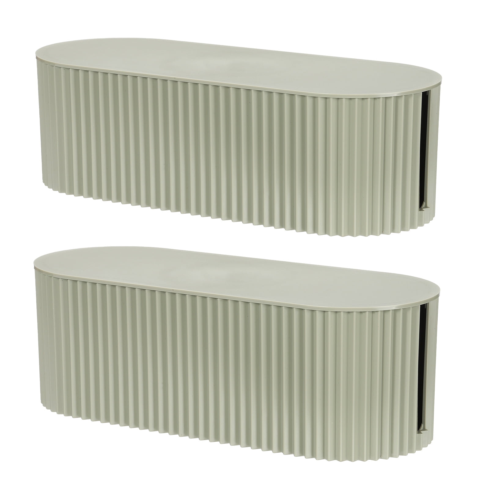 Uxcell 2 Pcs Cable Management Box, Cord Hider Organizer Decorative ...