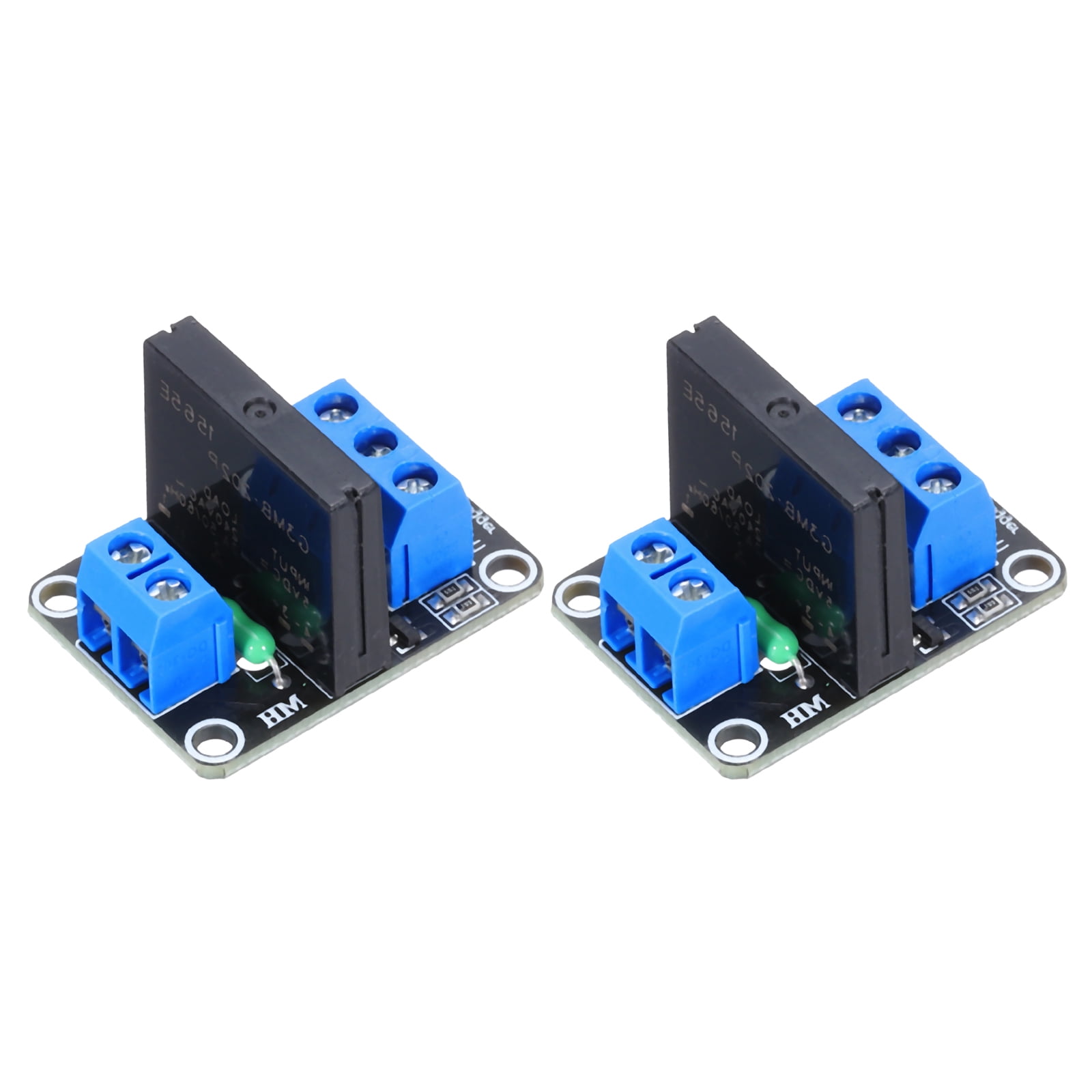 Uxcell 2 Pcs DC 5V 1 Channel Relay Module Switch Board Shield 2A Low ...