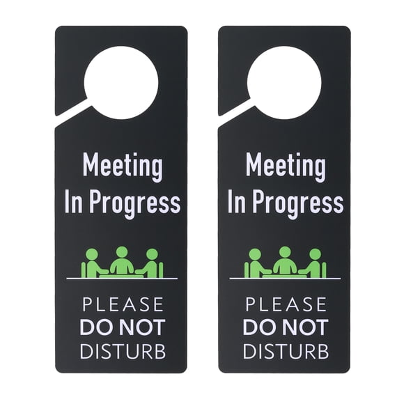 Meeting Progress Door Sign
