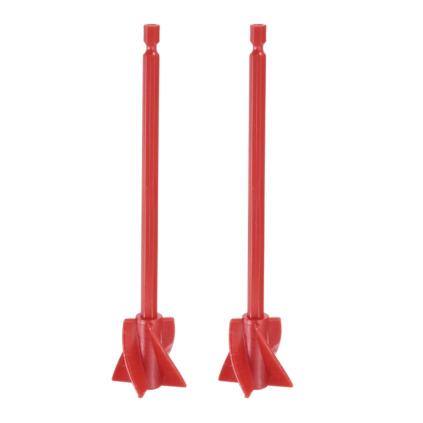 Uxcell 2 Pcs Drill Paint Mixer Resin Mixer Paddles Reusable Silicone ...