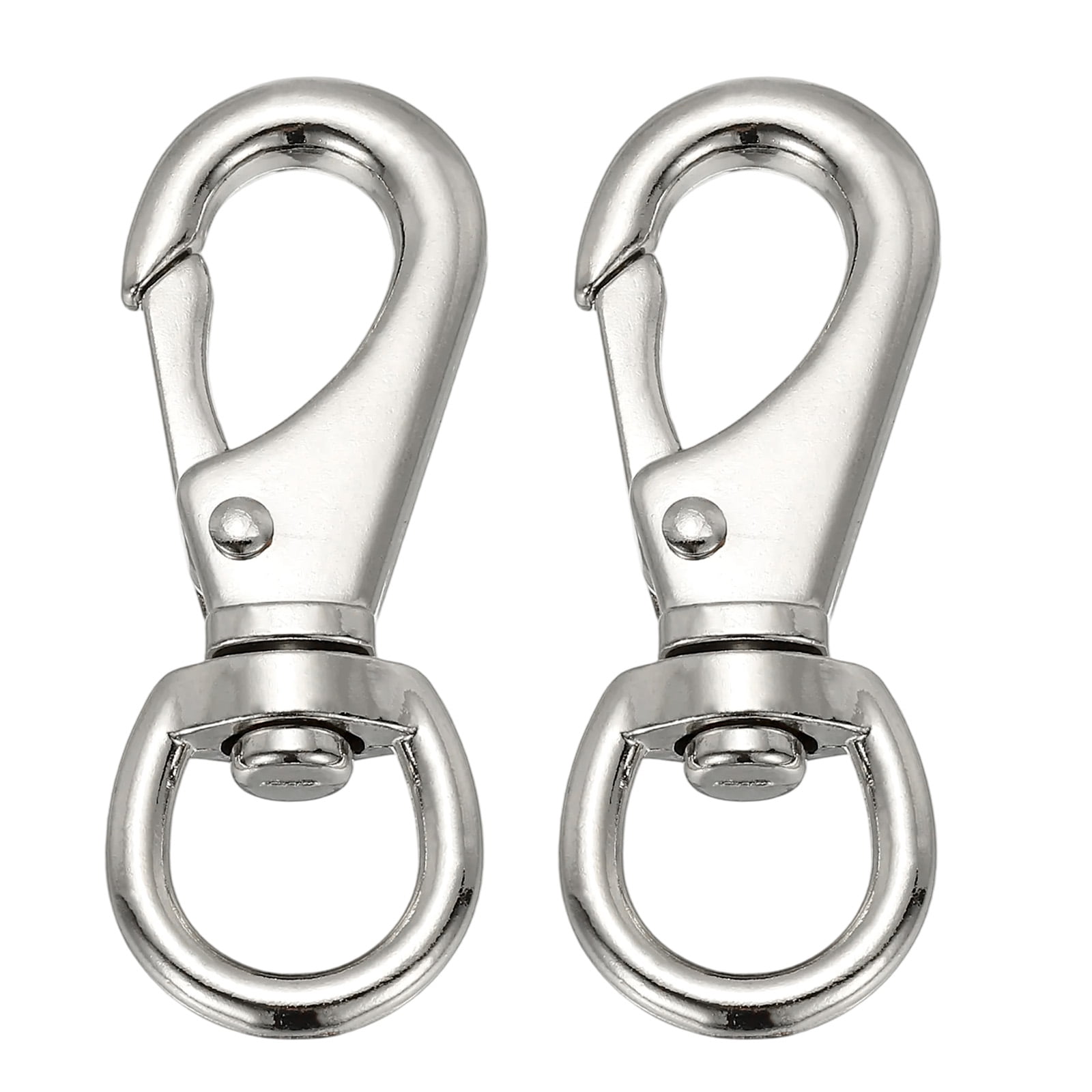 Uxcell 2 Pcs Flag Swivel Snap Clips, 3.2 Inch Heavy Duty Alloy Flag ...