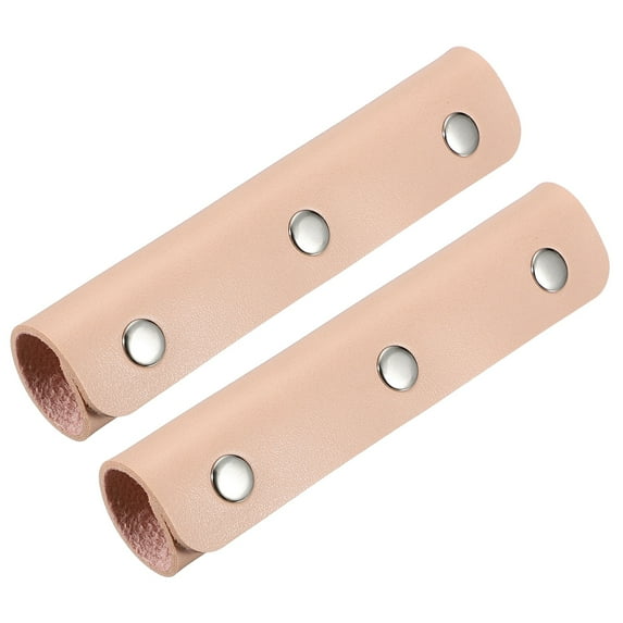 Uxcell 2 Pcs Handbag Handle Cover, Leather Luggage Handle Wraps, Purse ...