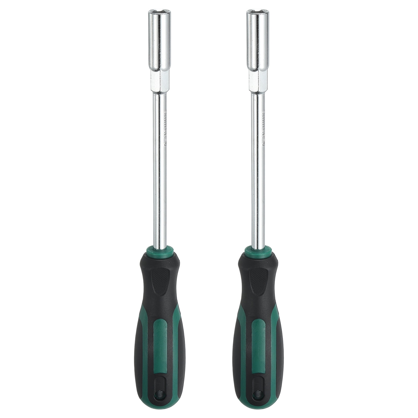 Uxcell 2 Pcs Metric Nut Driver 9mm CR-V Non-Magnetic Tip Hollow Shafts ...